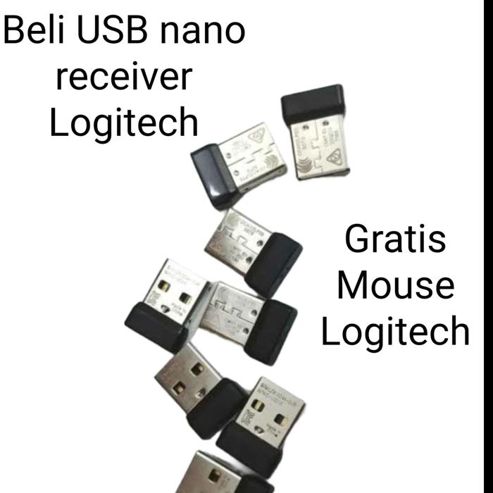 Promo Mouse Logitech USB Receiver Dongle Nano Receiver Non Unifying ...