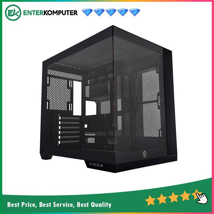 Promo Casing PC CUBE GAMING KNOMA BLACK - ATX Gaming Case - Tempered ...