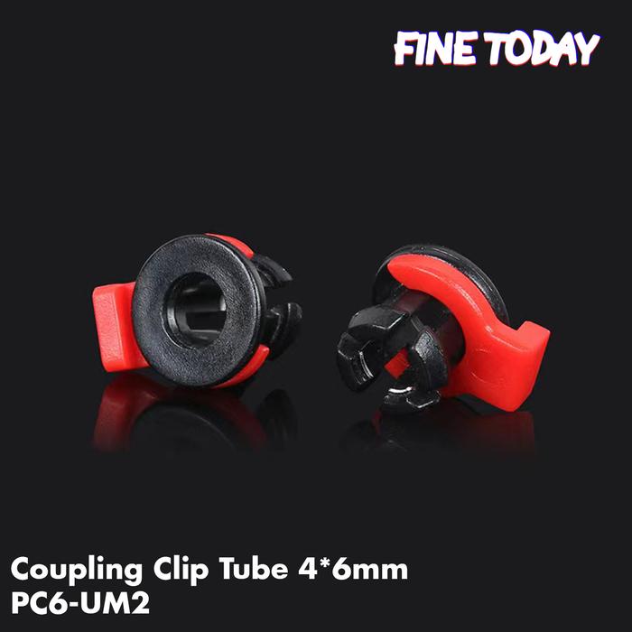 Jual PC6-UM2 Ultimaker Bowden Tube Coupling Clip Set Fixed 6mm Fitting ...