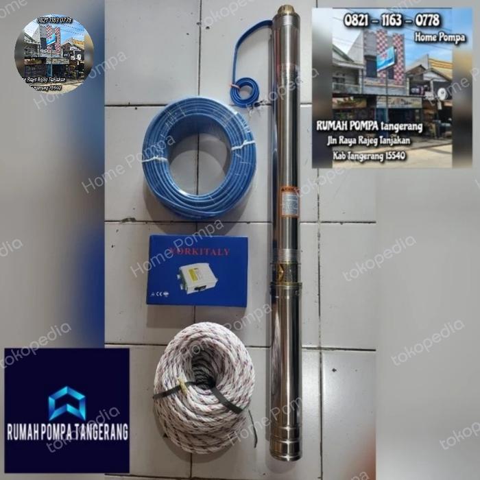 Jual POMPA SATELIT YORK 1HP 3 INCH ( Plus Control Box,Kabel Dan Tambang ...