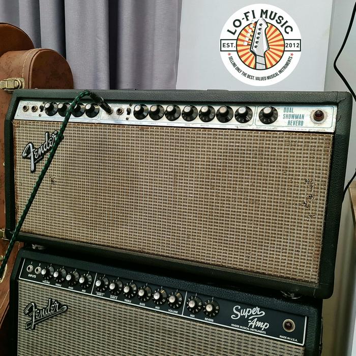 Jual Fender 1975 Original Vintage Dual Showman Reverb Guitar Tube Amp ...
