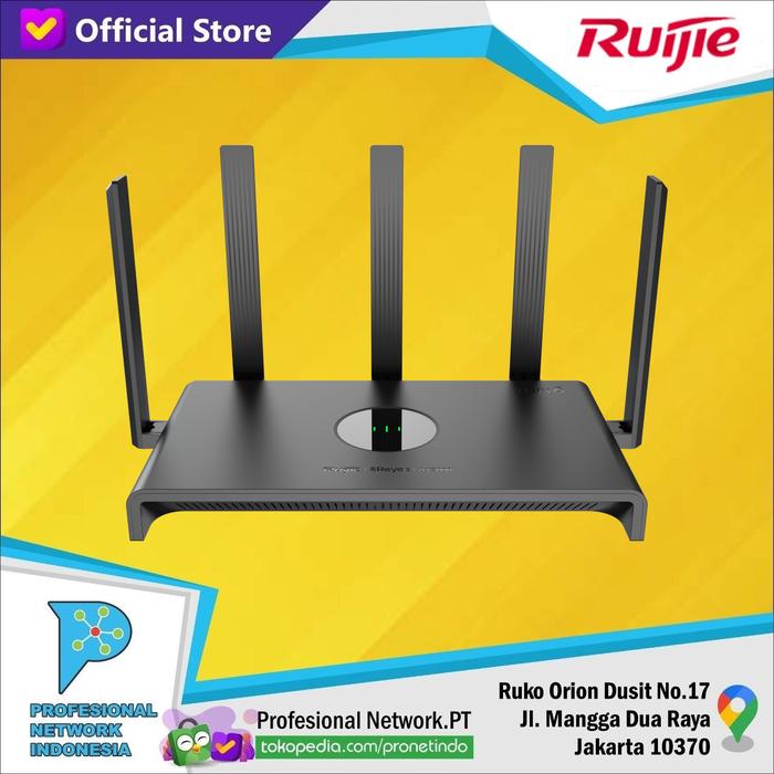 Promo Ruijie RG-EW3000GX PRO 3000M Wi-Fi 6 Dual-band Gigabit Gaming ...