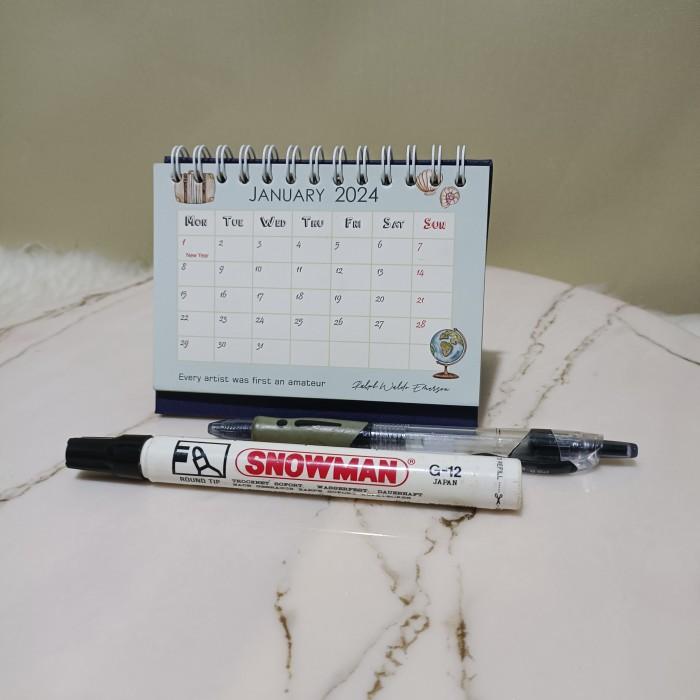 Jual Kalender Mini 2024 / Kalender Meja Kantor (ada hari libur ...