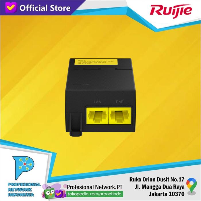 Jual Ruijie RG-POE-AT30 1-Port PoE Injector (1000Base-T, 52 V, 31.2 W) - Jakarta Pusat ...