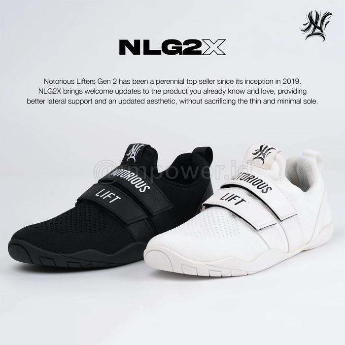 Jual Notorious Lifters Gen 2X Wide Toe Box Deadlift Slippers Barefoot ...