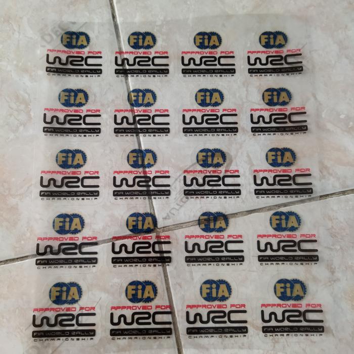 Jual Stiker / Decal Velg Rally FiA WRC bahan premium - Kab. Magelang ...