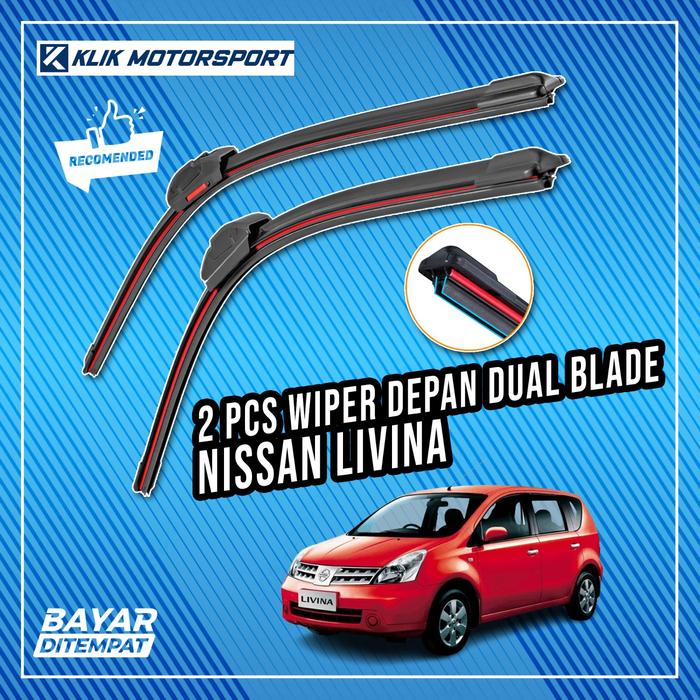 Promo Dual Wiper Blade Nissan Grand Livina 2006 2013 Wiper Mobil 2