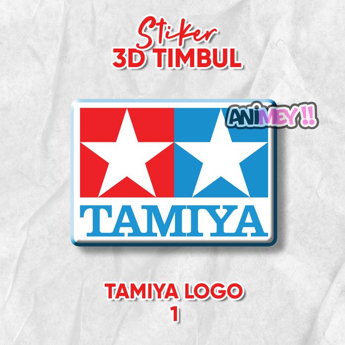 Jual Stiker Emblem 3D Timbul Tamiya Logo / Stiker Anime Resin - Kab ...