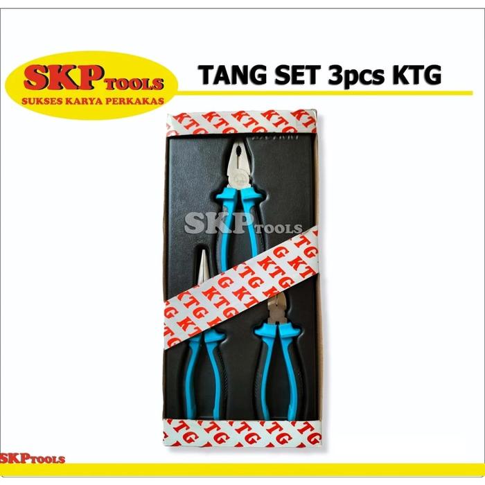 Jual Tang Set 3pcs KTG (Tang lancip, Tang potong, Tang kombinasi ...