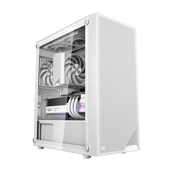 Jual Casing Pc Cooler / Pccooler C3-b310 Matx - Free 4 Fan Rgb - White ...