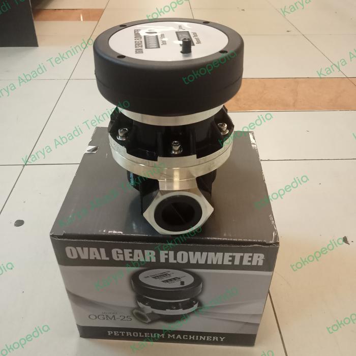 Jual OVAL GEAR FLOW METER OGM FLOWMETER DRAT 1" INCH DN25 NPT THREAD - Jakarta Barat - Karya ...