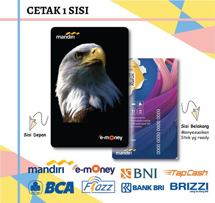 Jual KARTU EMONEY MANDIRI BCA BNI BRI Animal Elang - 1 SISI - BNI ...