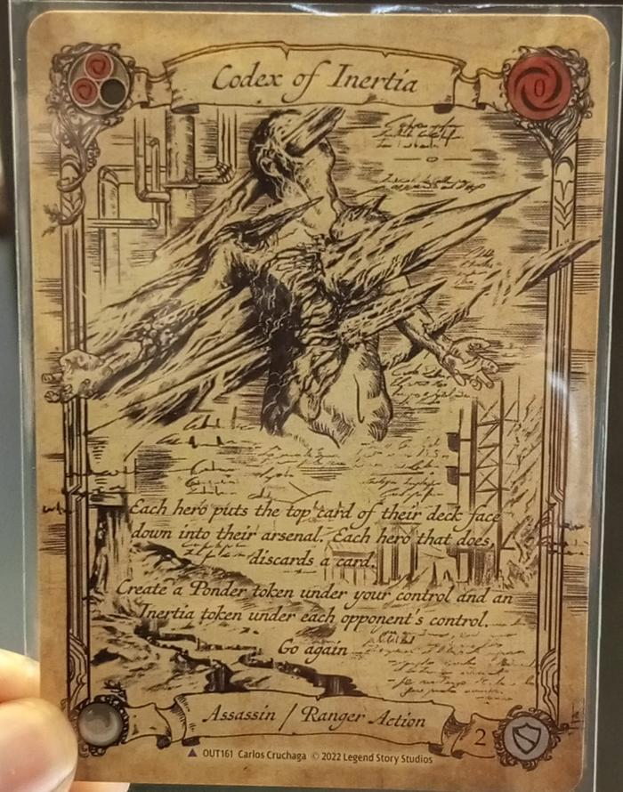 Jual Codex of Inertia - MARVEL - Outsiders - Flesh and Blood TCG ...