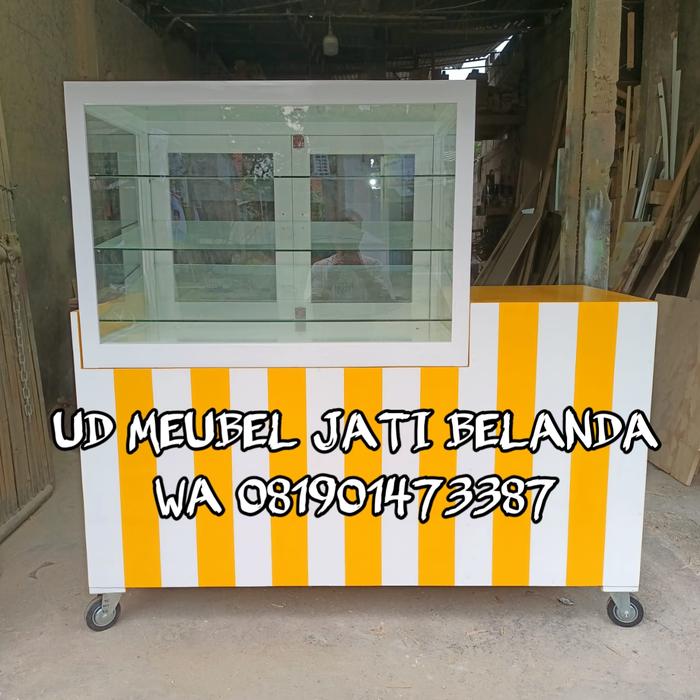 Jual gerobak donat gerobak crombilini booth cromboloni boot roti ...