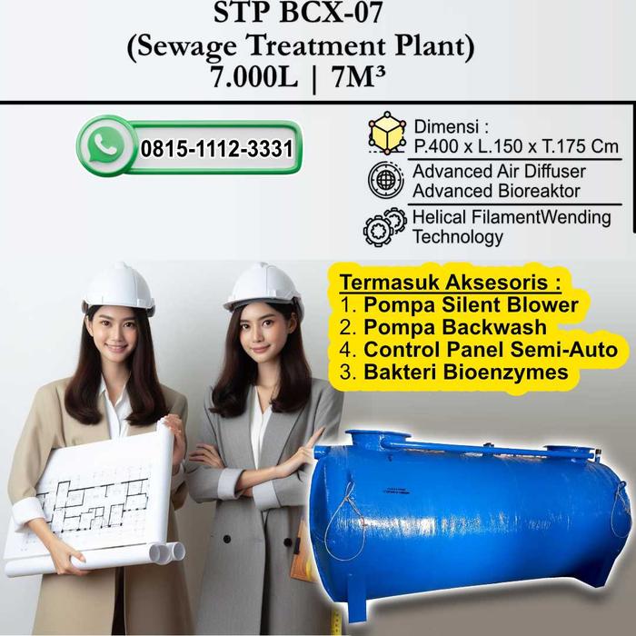 Jual Septictank Biotank IPAL STP Biofil 7.000 Ltr 7M3 / Biotech Biotank ...
