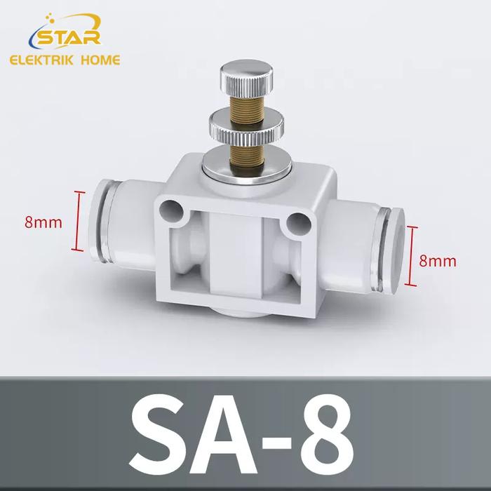 Jual Fitting Pneumatic SA Speed Control Selang 4mm 6mm 8mm 10mm 12mm ...
