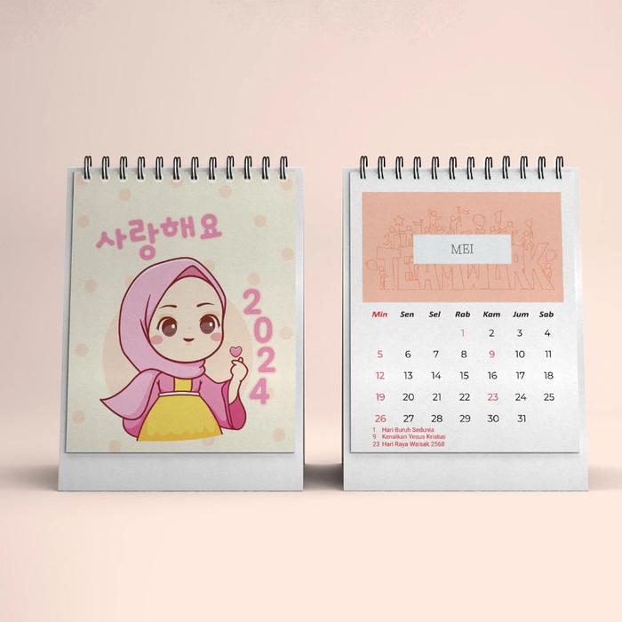 Jual KALENDER 2024 / KALENDER MINI / KALENDER MEJA/ KALENDER MINI ...