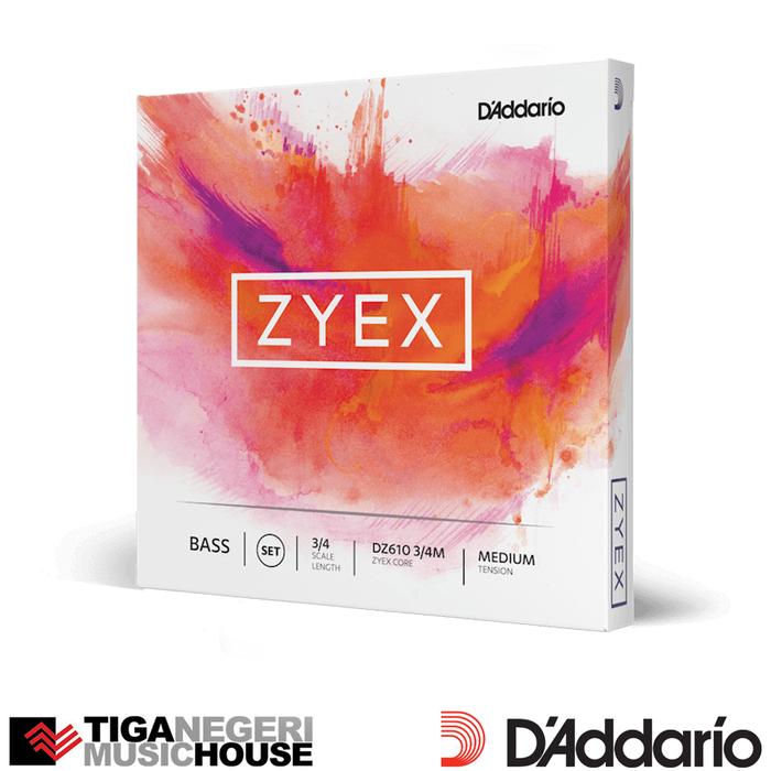 Jual D'addario DZ610 Zyex Senar Bass 3/4 Scale, Medium Tension - Kota ...