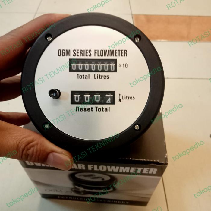 Jual OVAL GEAR FLOW METER OGM FLOWMETER DRAT 2"INCH DN 50 NPT THREAD ...