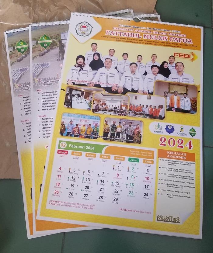 Jual KALENDER DINDING SEKOLAH KAMPUS INSTANSI 2024 - Kota Surabaya ...