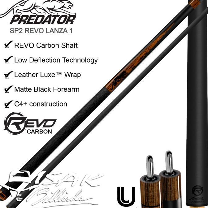 Jual Predator Sp2 Revo Lanza 1 Bocote Cue Carbon Shaft Uniloc Stick ...