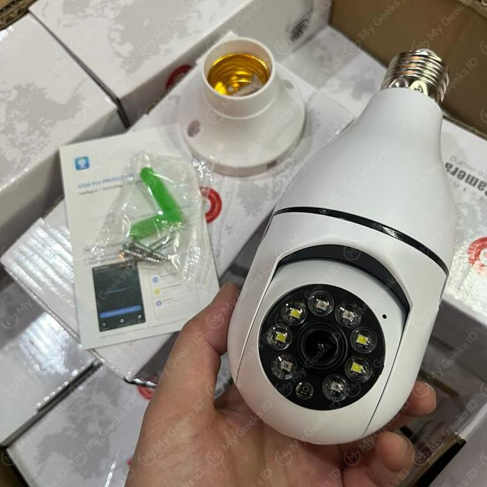 Promo Smart IP Camera Fitting Lampu E27 V380 PRO HD1080P CCTV WIFI ...