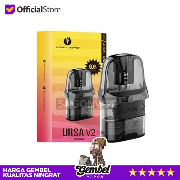 Jual CARTRIDGE URSA NANO V2 100% AUTHENTIC LOST VAPE - O.6 OHM - Kota ...
