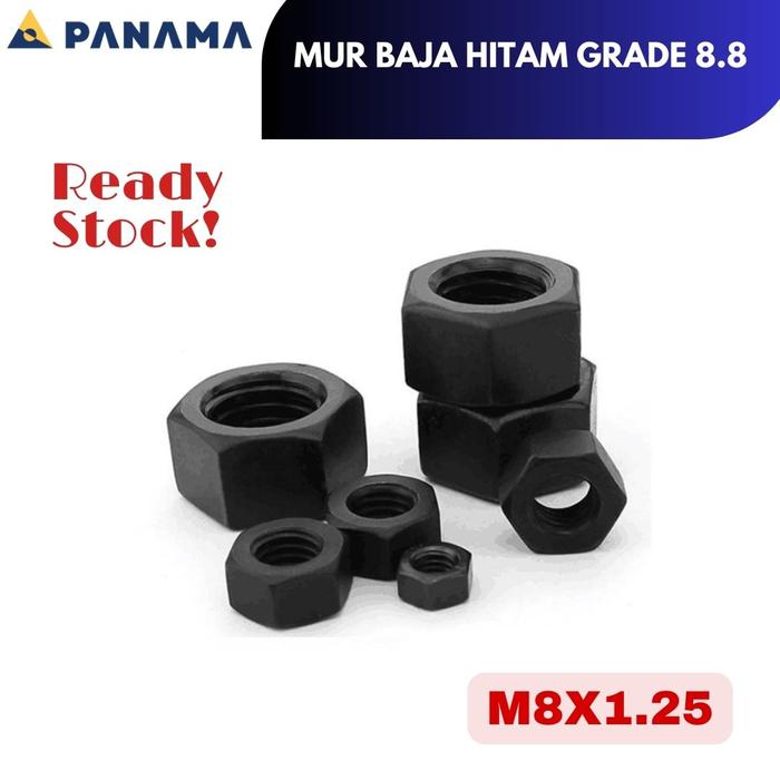 Jual Mur Hitam M8 Mur Baut Hitam Baja Grade 8.8 - Jakarta Pusat - PANAMA SENTRA TEKNIK | Tokopedia