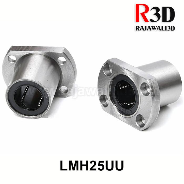 Jual Linear Bearing LMH25UU Sliding Bushing 25x40x59mm Oval Flange ...