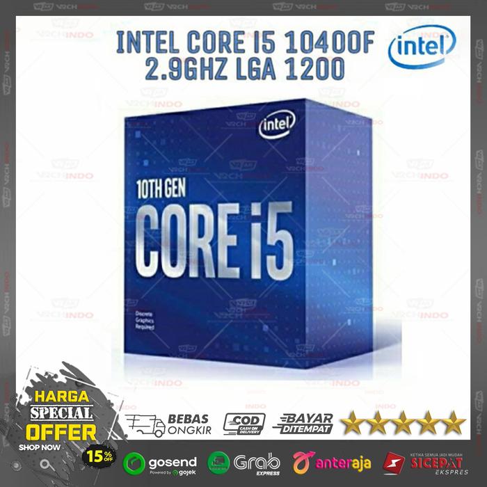 Jual Processor Intel core i5 10400F 2.9 GHz BOX Socket 1200 / LGA 1200 ...