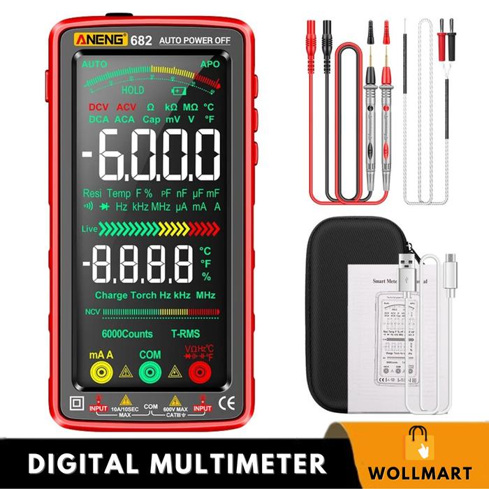 Jual Digital Multimeter Multitester Multi Meter Tester Volt Meter ...