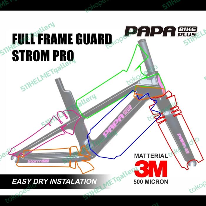 Jual frame guard papa bike storm pro - Kota Tasikmalaya ...