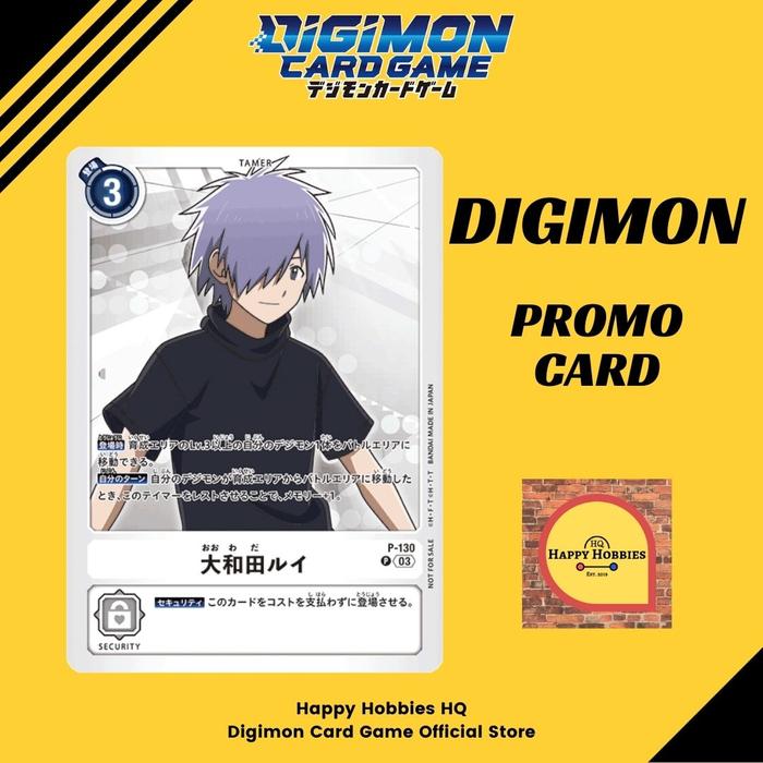 Promo Digimon Card Game P-130 Lui Ohwada Promo - Kota Surabaya - Happy ...