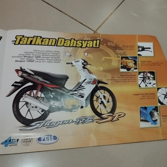 Jual Fs Brosur Suzuki Shogun 125 Fd Type R Dan Sp Shogun 125r Shogun Sp ...