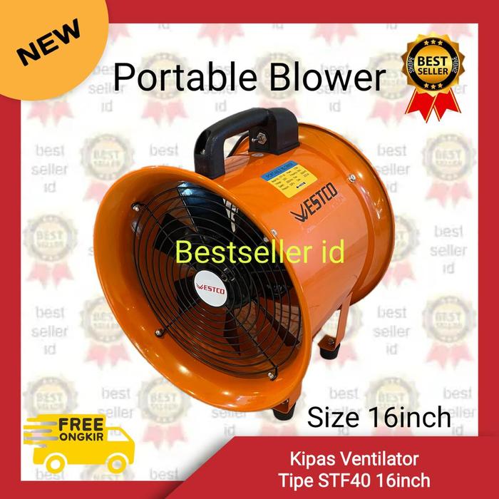 Jual Portable Ventilator 16" / Blower / Drum Fan / Exhaust 16 inch ...