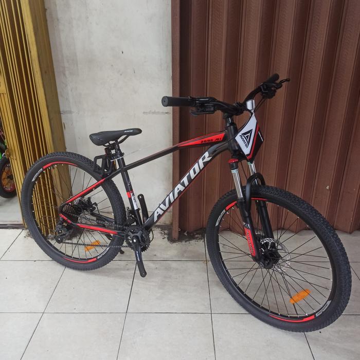 Jual SEPEDA GUNUNG MTB 26 INCH AVIATOR 2692 By PACIFIC - Merah, 26 inch ...