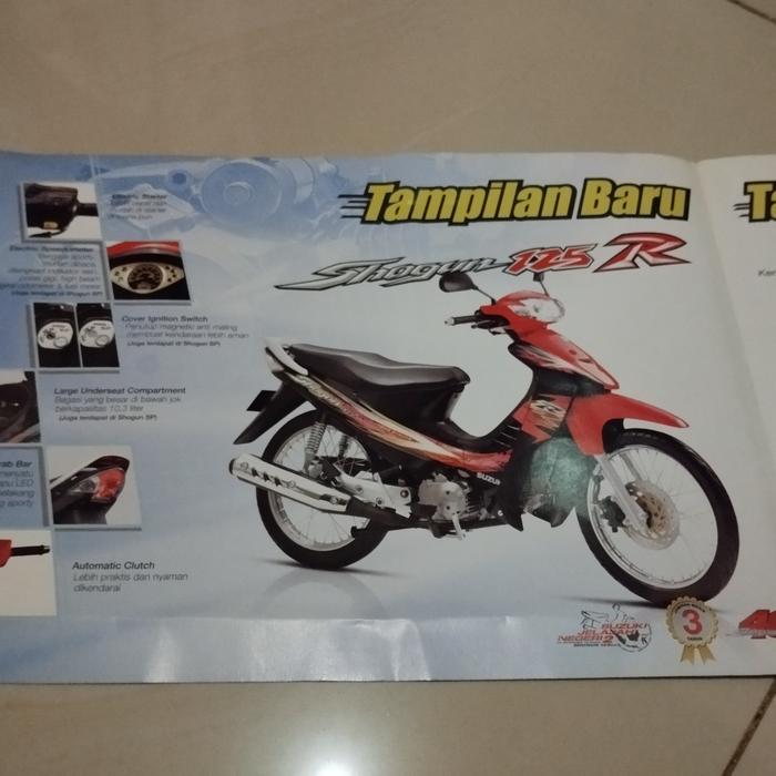 Jual Fs Brosur Suzuki Shogun 125 Fd Type R Dan Sp Shogun 125r Shogun Sp ...