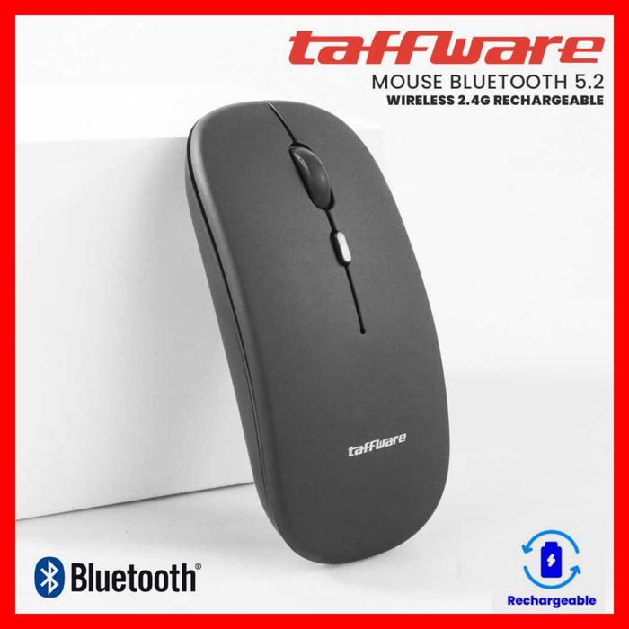 Jual Mouse Bluetooth Wireless 5.2 Rechargeable - Laptop Komputer ...