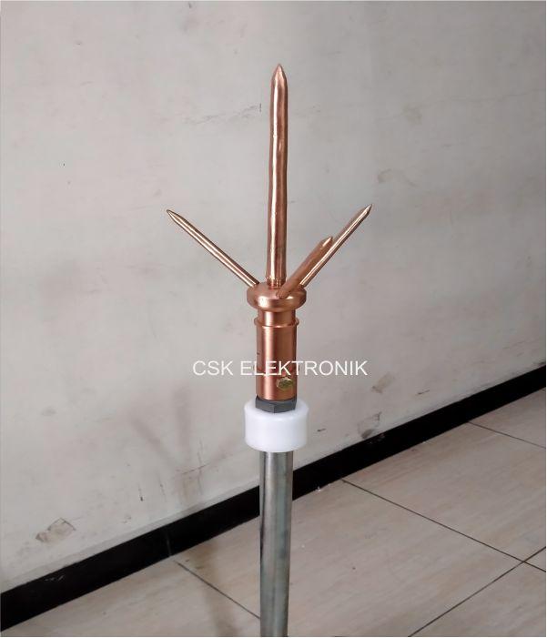 Jual Splitzen Trisula / Tombak penangkal Petir Bahan Kuningan 3/4 ...