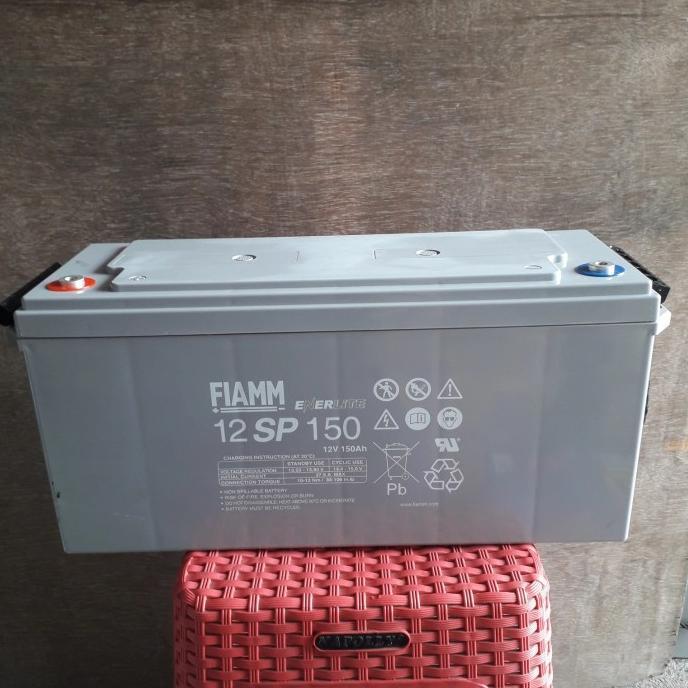 Jual Battery Vrla Fiamm SP 12v 150ah made in italy good panel surya ups ...