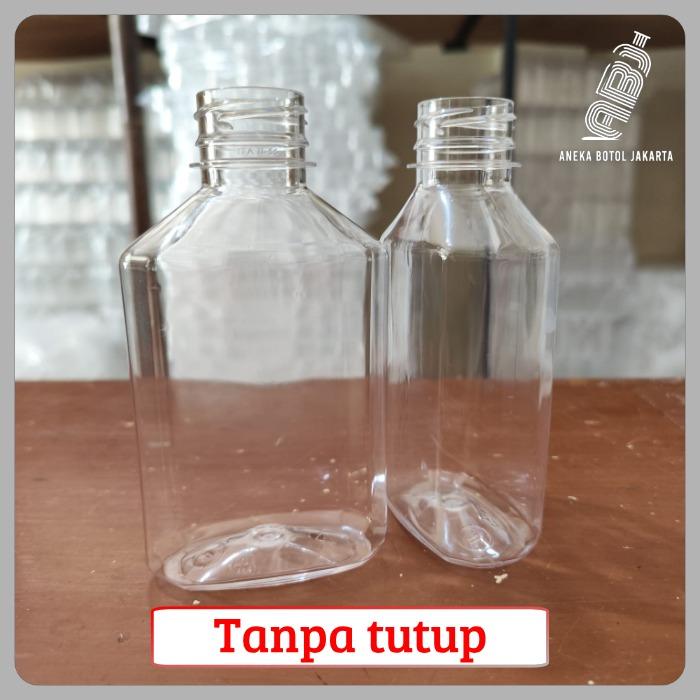 Jual Botol gepeng 250 ml / Botol ciu 250 ml / Botol plastik 250ml ...