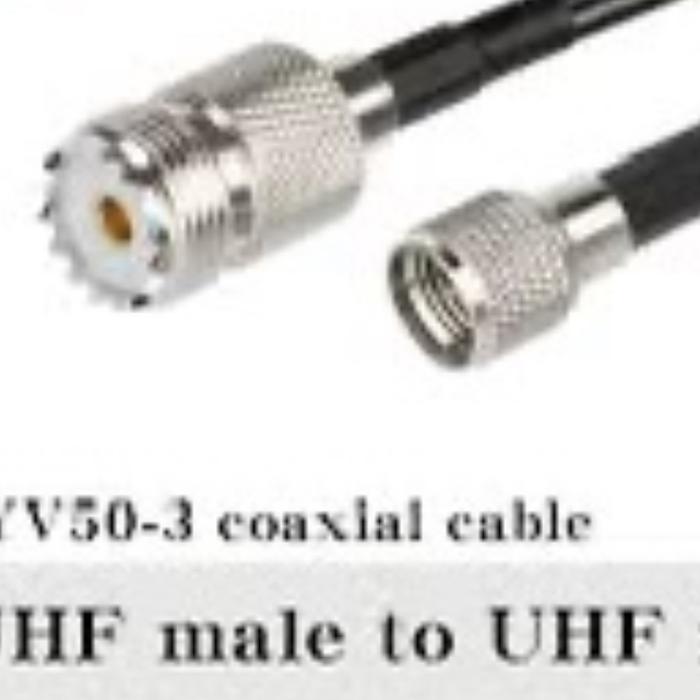 Jual KABEL RG58 JUMPER MINI UHF MALE KE PL FEMALE PANJANG 1 METER ...