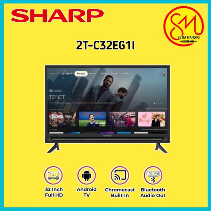 Promo SHARP Google TV 32" 2T-C32EG1i / C32EG1 / 32EG1 / 32EG Cicil 0% ...