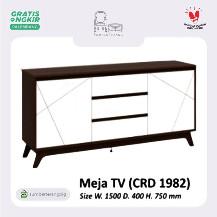 Jual Buffet TV Credenza Laci Serbaguna Meja Altar Meja TV Rak TV CRD 1982 - Kota Palembang ...