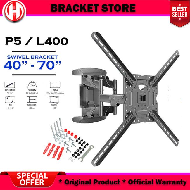 Jual Bracket TV 75 70 65 50 43 Inch, Swivel Brecket TV NORTH BAYOU NB ...