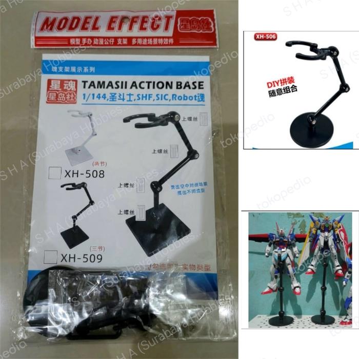 Jual Action Base Stand Base RG HG SD SDCS MGSD Figma SHF SIC Figure Rise - Capit I Hitam - Kota ...