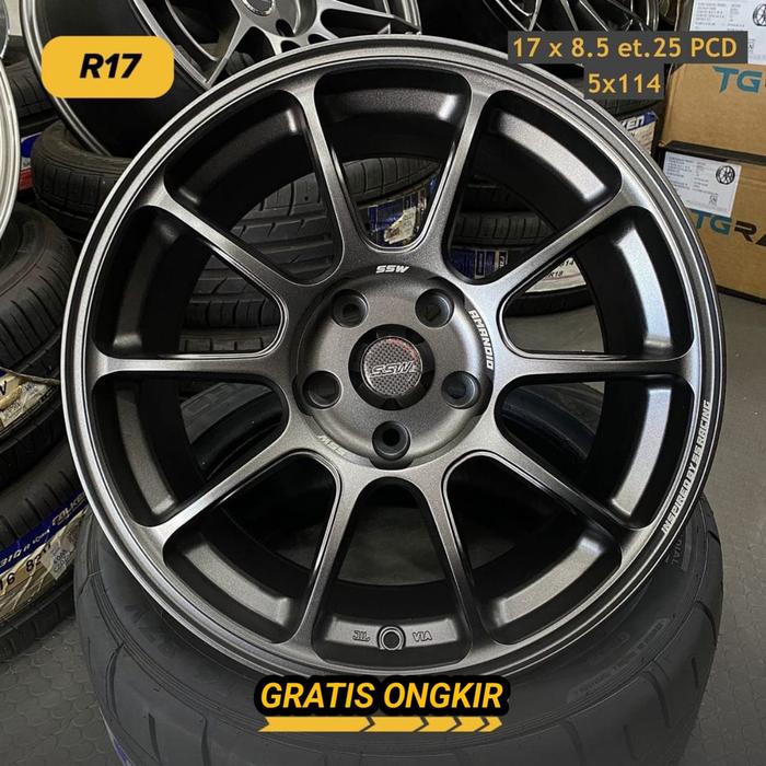 Jual velg racing SSW S268 R17 lebar 8,5 ET 25 velg ring 17 venturer reborn - Jakarta Selatan ...