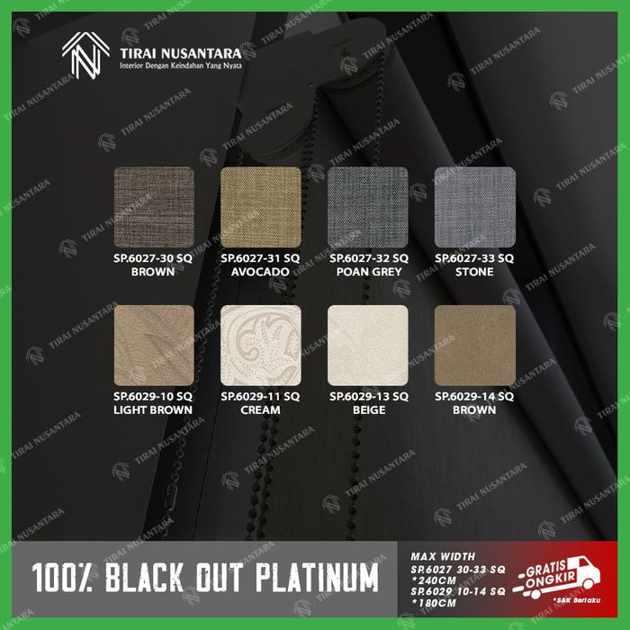 Jual [PROMO TERMURAH] KREY / TIRAI GULUNG ROLLER BLIND BLACKOUT ...