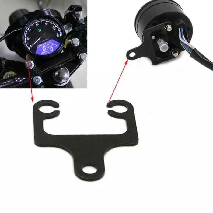 Jual Bracket Breket Dudukan Speedometer Motor Digital universal impor ...