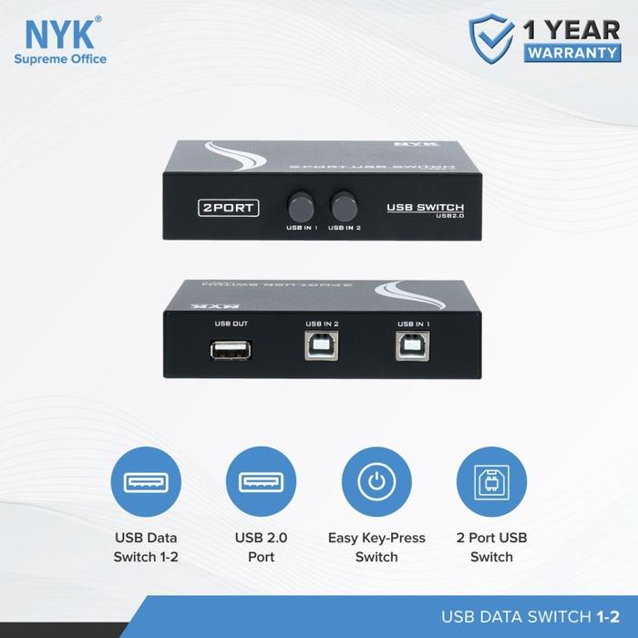Jual Usb Data Switcher Nyk Usb Printer Sharing Di Seller Velvet Store ...